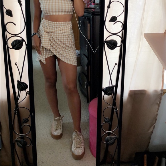 Misbehave | Shoes | Crushed Velvet Beige Platform Sneakers | Poshmark